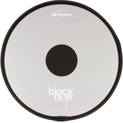 RTOM Black Hole Snap-on Mesh Practice Pad - 18" Bundle with | Reverb