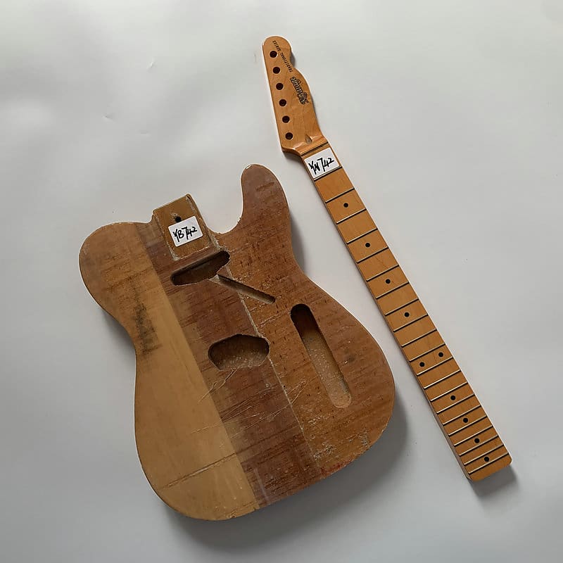 Telecaster Tele Style Guitar Body with Maple Neck | Reverb