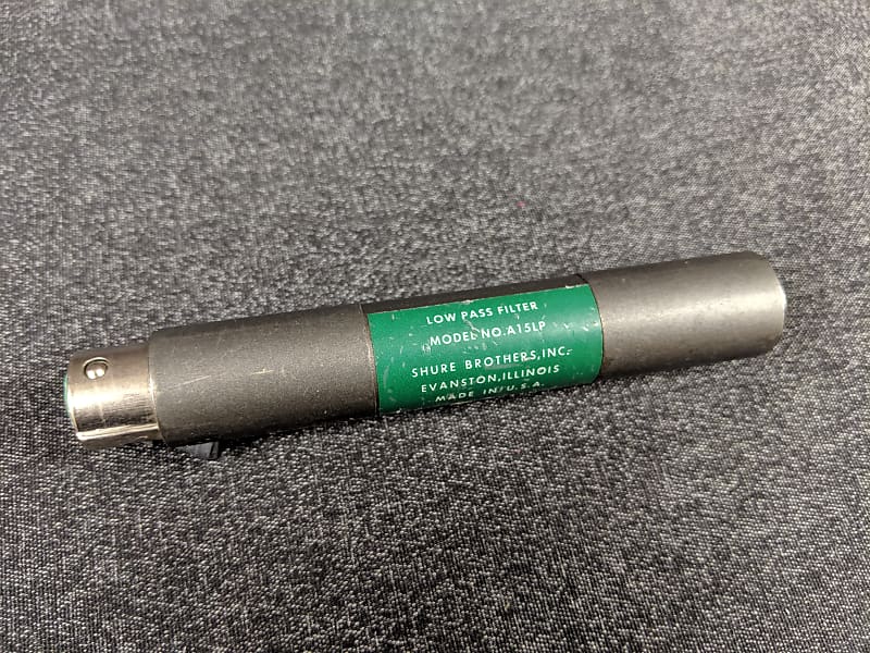 Shure Brothers A15LP In-Line Microphone Low Pass Filter Made | Reverb