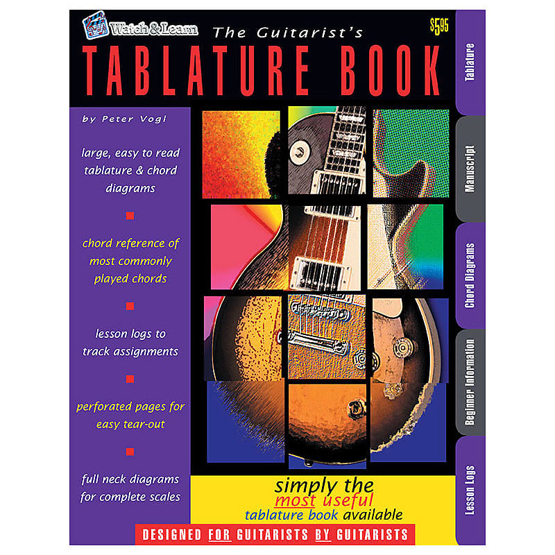 Guitarist's Tablature Book | Reverb