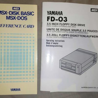 Yamaha FD-03 floppy drive for Yamaha MSX music computers | Reverb
