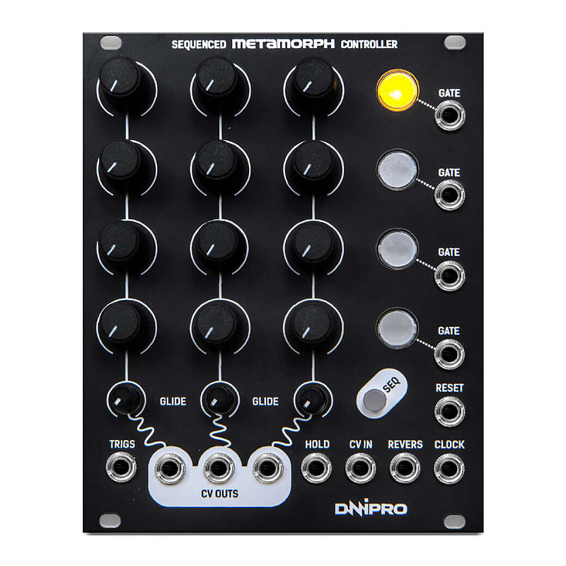 Dnipro Modular Metamorph Eurorack CV Sequencer Module (Black) | Reverb