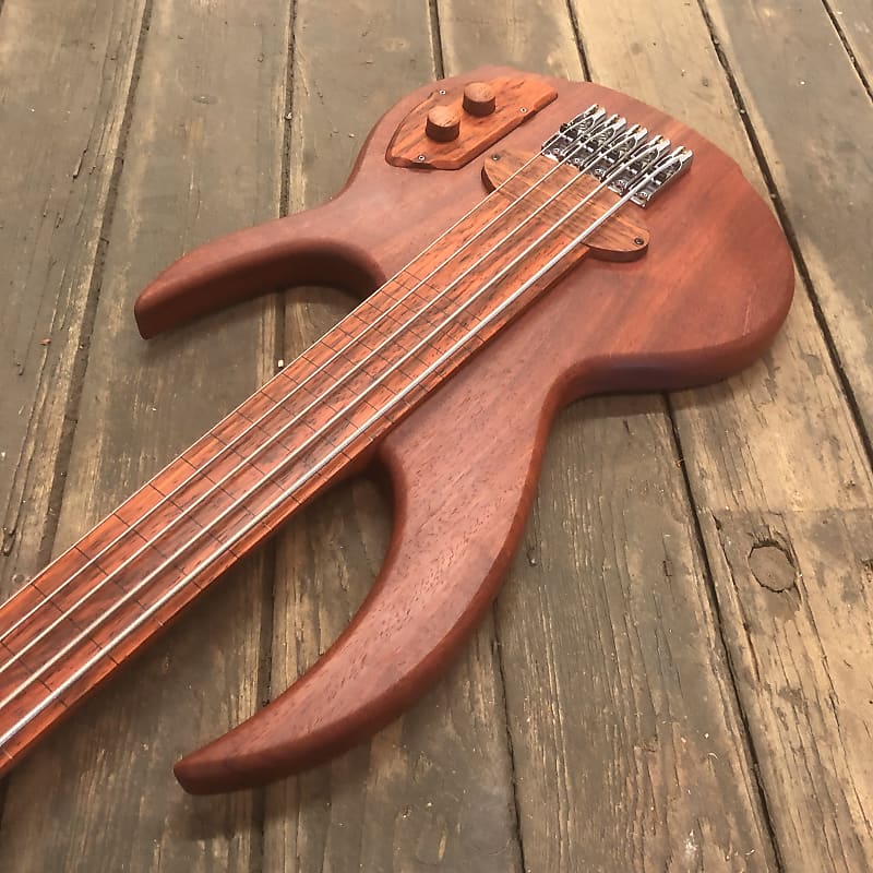 Letts 5 string fretless bass guitar 32” 2024 - Padauk | Reverb UK