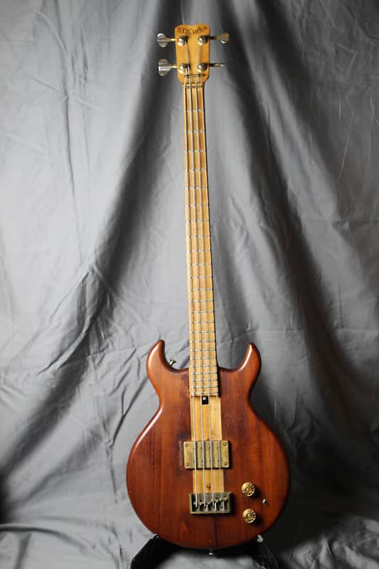 S.D. Curlee Standard Bass w/"Brick" p/u 1977 Natural 1st | Reverb