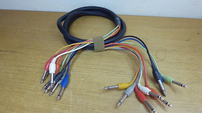 8 Channel 1/4" to 1/4" Patch Cable Snake, 6ft | Reverb