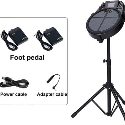 Dr Drum Rechargeable Electronic Drum Pad with Foot pedals, | Reverb