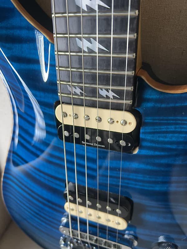 Ed Roman Quicksilver Maple / Mahogany Seymour Duncan | Reverb