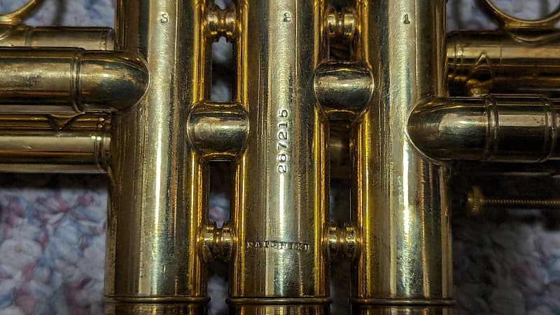 Conn Trumpet 1929 - Gold Plate | Reverb