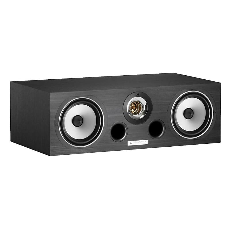 Triangle HiFi Home Cinema Center Speaker - Voce EZ, Black Ash | Reverb