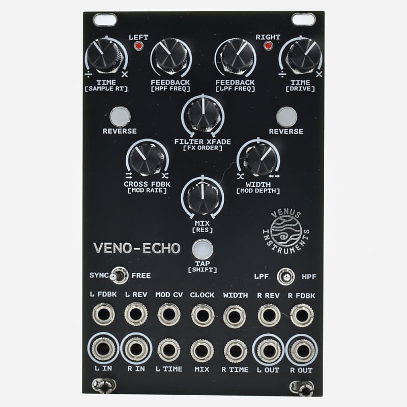 Venus Instruments VENO-ECHO Eurorack Advanced Stereo Delay | Reverb