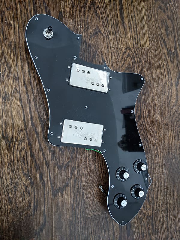 Squier Classic Vibe Telecaster Deluxe Loaded Pickguard Black | Reverb