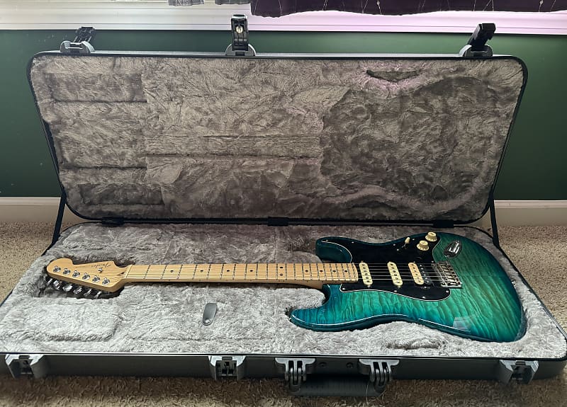 2020 Fender American Showcase Stratocaster - Aqua Marine | Reverb