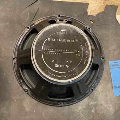 Eminence DV-77 - 12” - 75 Watt - 8 Ohm Speaker | Reverb