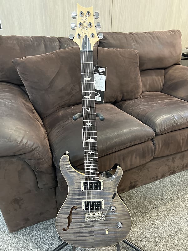 PRS CE 24 Semi-Hollow Electric Guitar - Faded Gray Black | Reverb