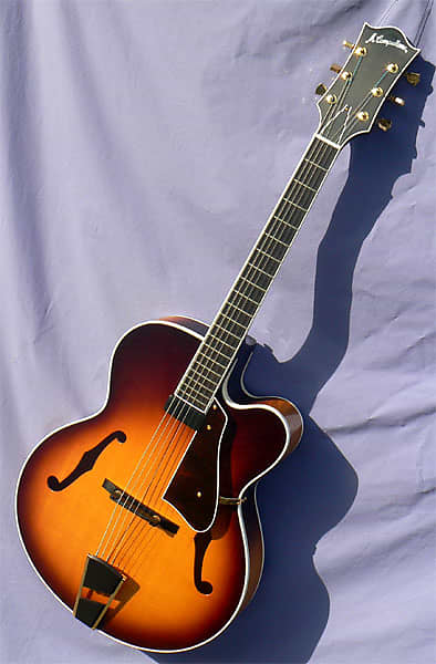 2021 Campellone Standard: All Carved 17" Body, Highly Flamed, | Reverb