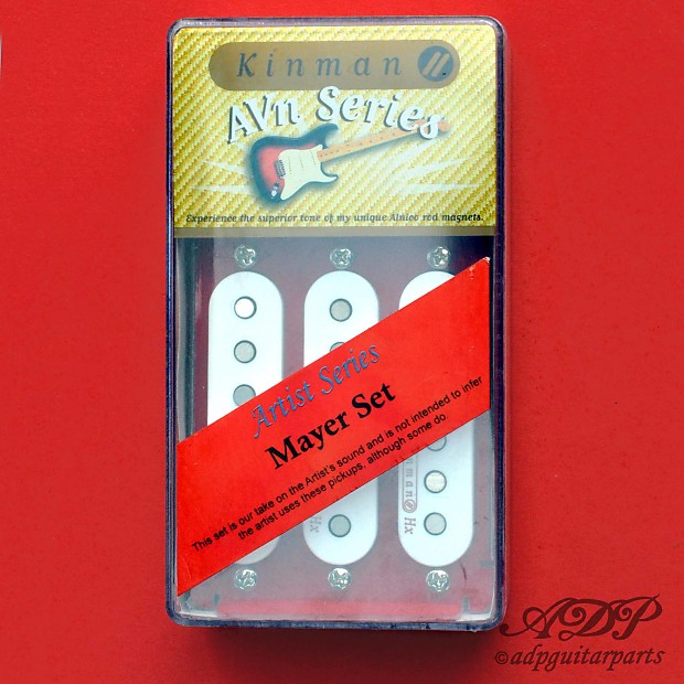 Kinman Strat The SCOOP John Mayer Set DeepBass Transparent | Reverb