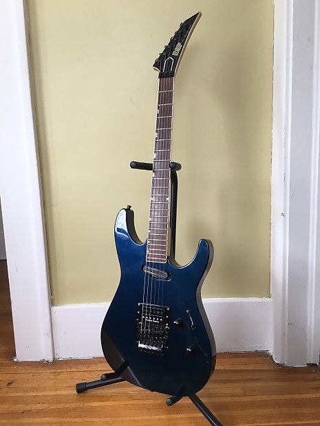 ESP Mirage Deluxe 1990 Blue | Reverb