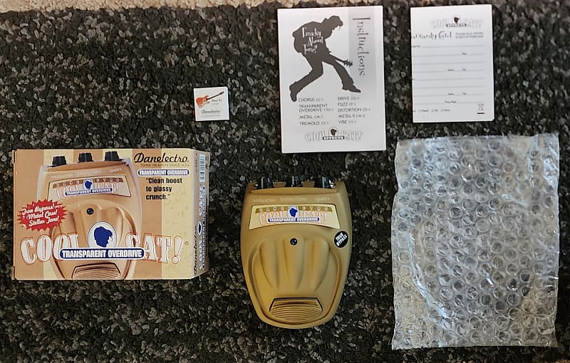 Danelectro Cool Cat Transparent Overdrive V1 CTO-1 New in Box | Reverb