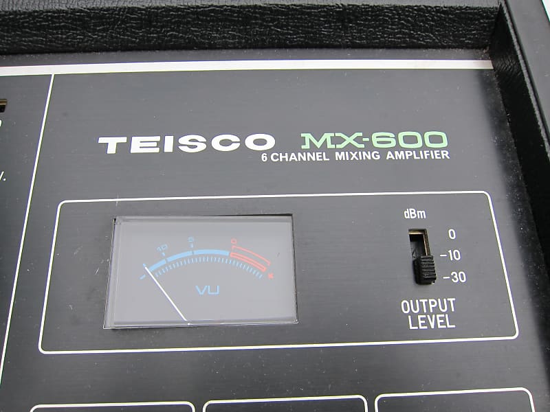 Teisco MX-600 Vintage Powered Mixer with Reverb Tank | Reverb