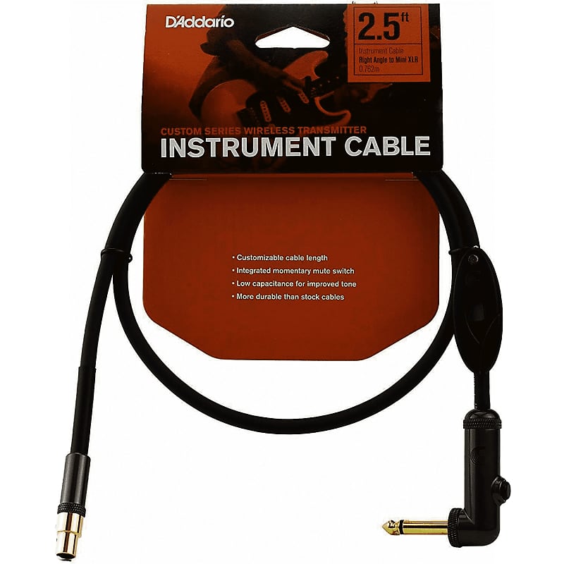 D'Addario PW-WGRA-02 Wireless Transmitter Instrument Cables - | Reverb