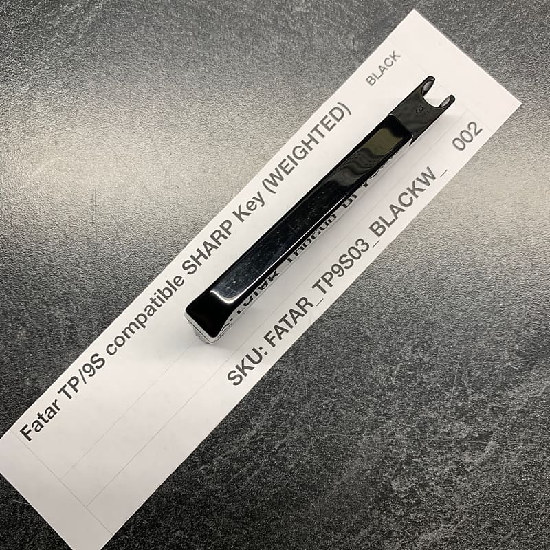 Fatar Replacement Weighted SHARP/BLACK Key for TP/9S Keybeds | Reverb