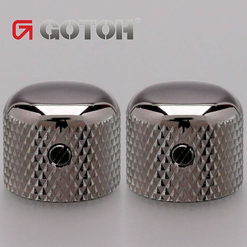 NEW (2) Gotoh VK3 Short Dome Knobs for 6mm Pots (Import | Reverb