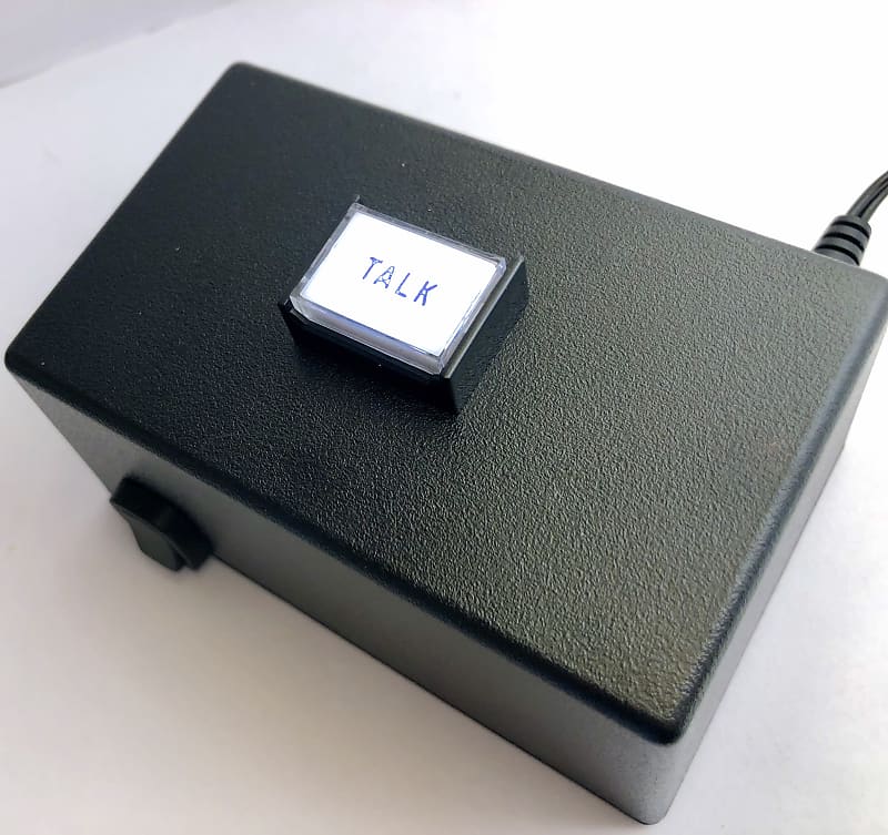 Illuminated XLR Microphone Push to Talk/Talent Talkback Mic | Reverb