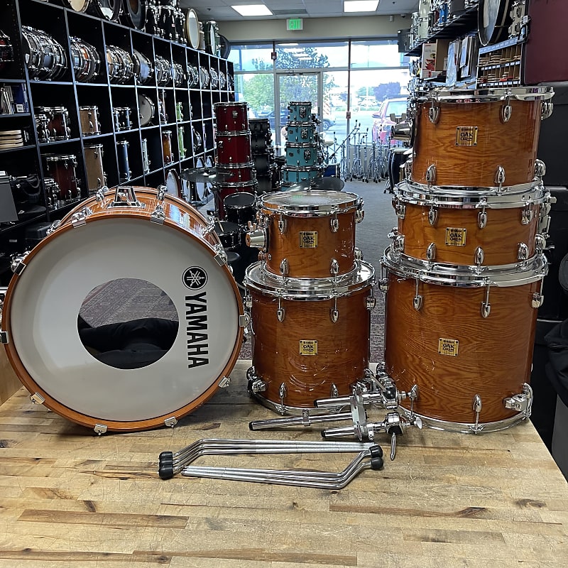 Used - Yamaha Oak Custom Kit 10/12/14/16/22/14 - York Honey | Reverb