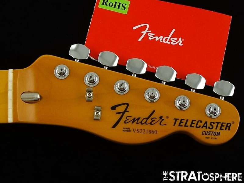 Fender AV II American Vintage 1977 Tele Custom NECK & TUNERS | Reverb