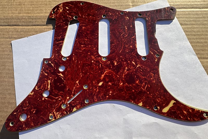 62 Fender Stratocaster Strat Tortoise Celluloid Tortoise RI | Reverb
