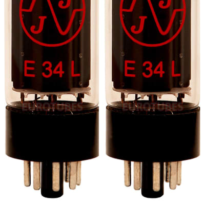 JJ Electronic EL34 Apex Burned-In Matched Pair | Reverb