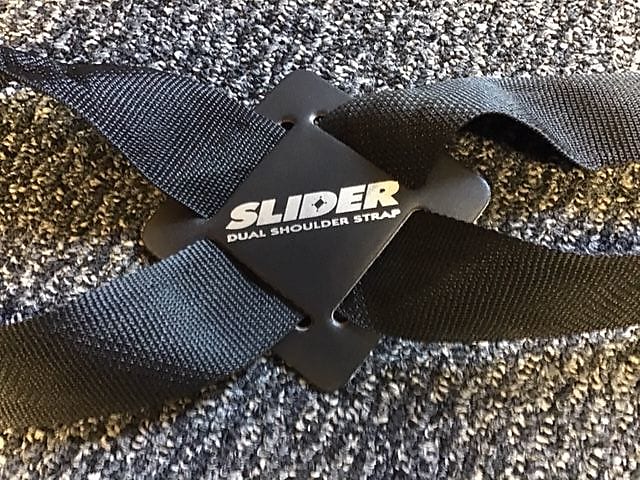 Slider Slider Dual Guitar Strap Black | Reverb