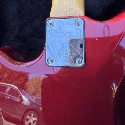 Schecter Hellcat USA Made - Candy Apple Red | Reverb