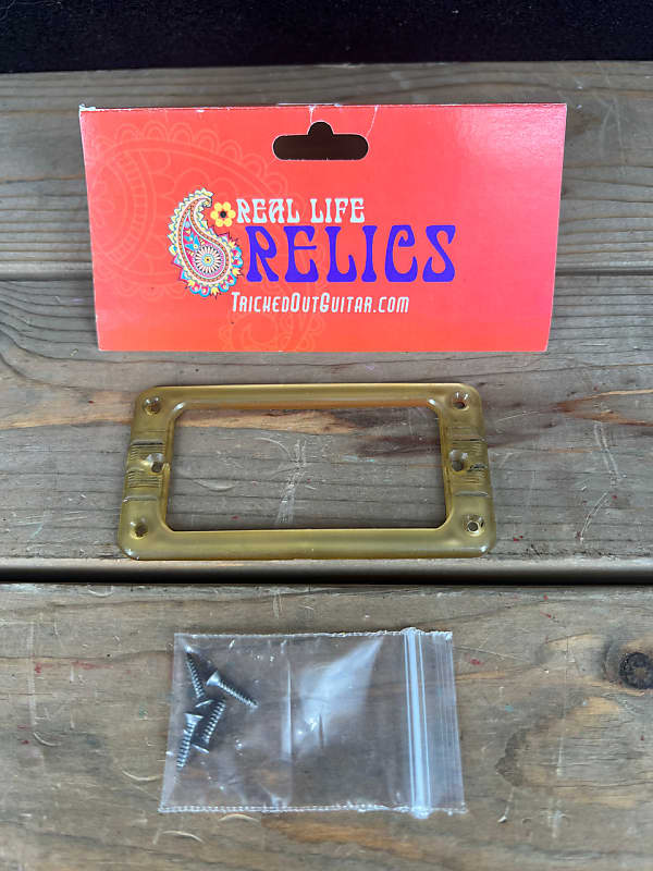 Real Life Relics Gretsch Aged Gold Filtertron Ring Bezel For | Reverb