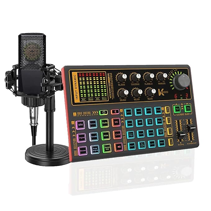 K300 Sound Effects Board Set, LED Light Voice Changer Sound | Reverb