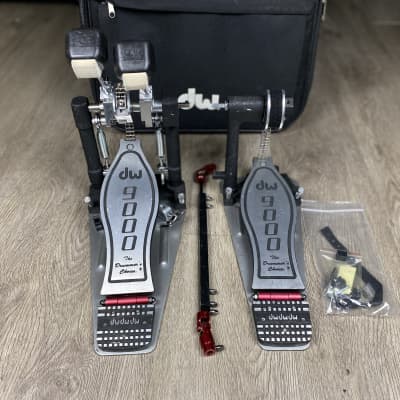 DW 9000 Series Lefty Double Bass Drum Pedal With Case | Reverb