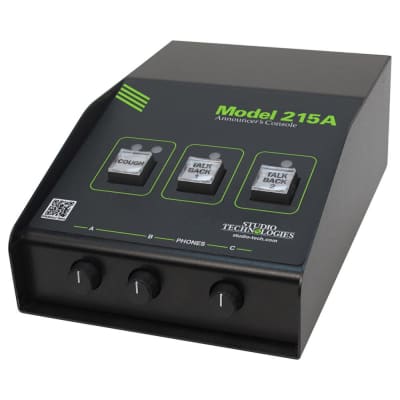 Studio Technologies MODEL-210 Announcer's Console, XLR Inputs | Reverb