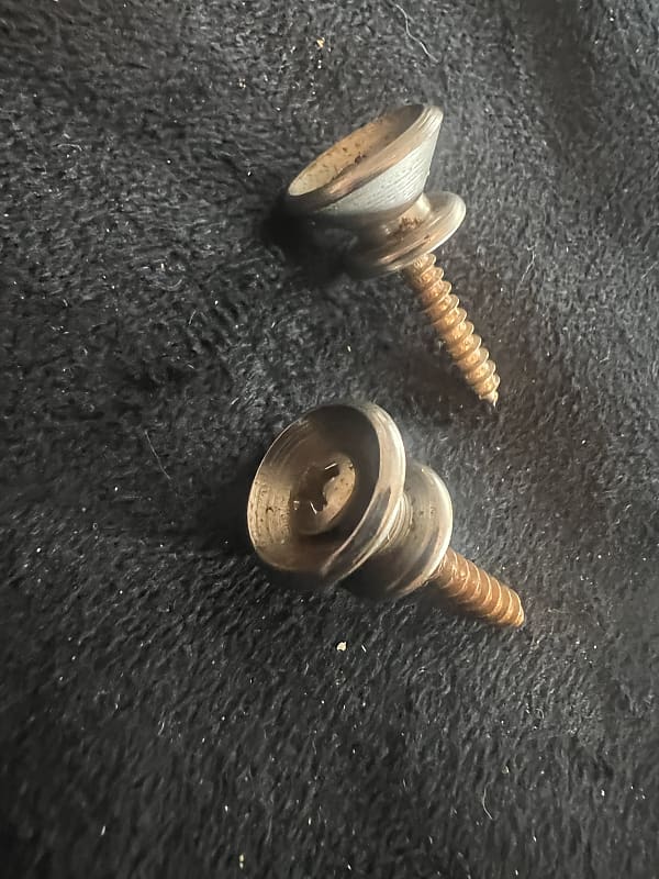 1969 Fender Telecaster strap buttons with original screws | Reverb