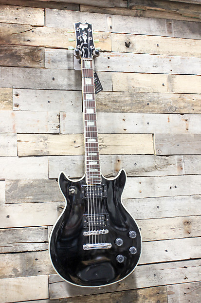 Hondo Vintage Samick Korean Double Cutaway Set Neck Guitar | Reverb