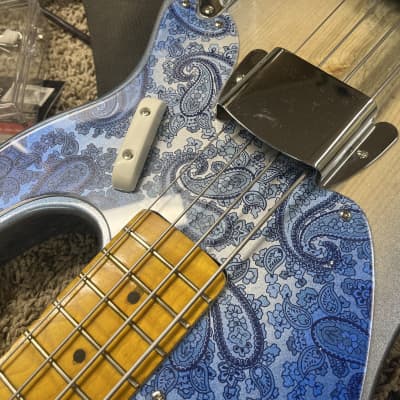 Rumley Western Telecaster bass - Metallic agave burst | Reverb