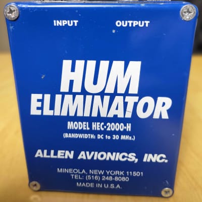 Allen Avionics HEC-2000-H Hum Eliminator | Reverb