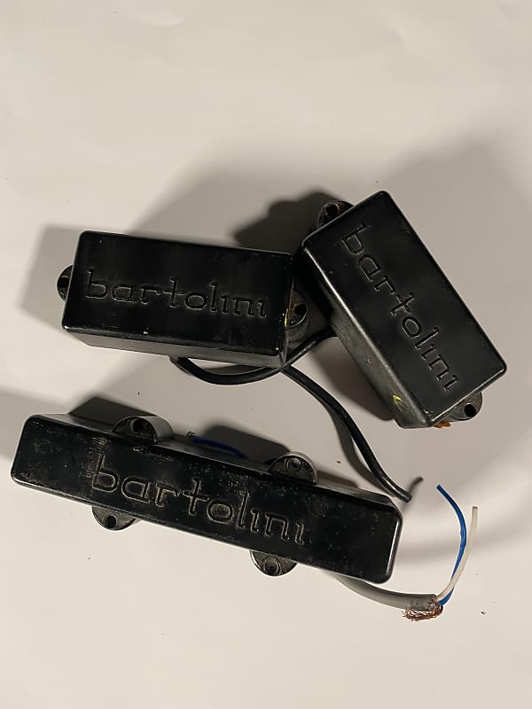 Bartolini PJ pickups 1989 Black | Reverb