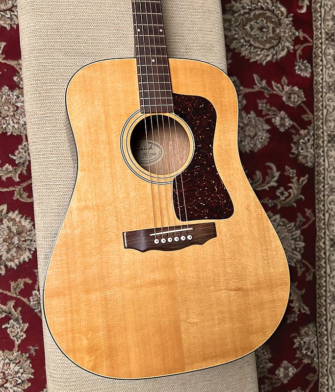 Guild D25 Vintage Acoustic Guitar 1989 w/ Hard Case - Made in | Reverb