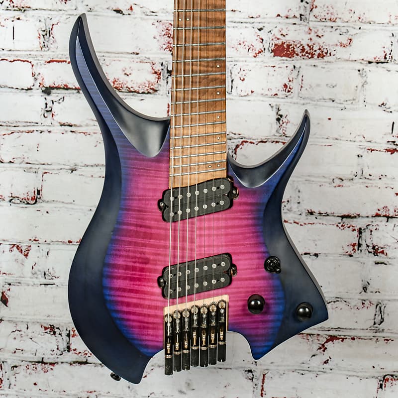 NK - Headless 7 String Fanned Fret Electric Guitar, Blue | Reverb