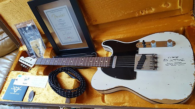 Fender Telecaster Custom Shop 1960 signed by Billy Gibbons | Reverb UK