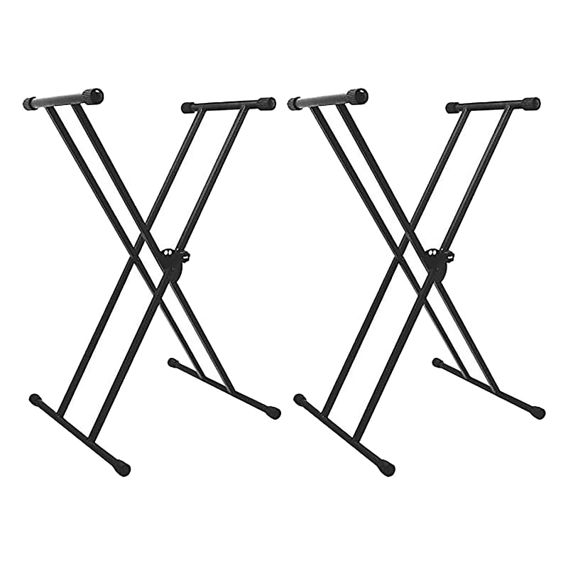 On-Stage Stands KS7191 Classic Double-X Keyboard Stand 2 Pack | Reverb