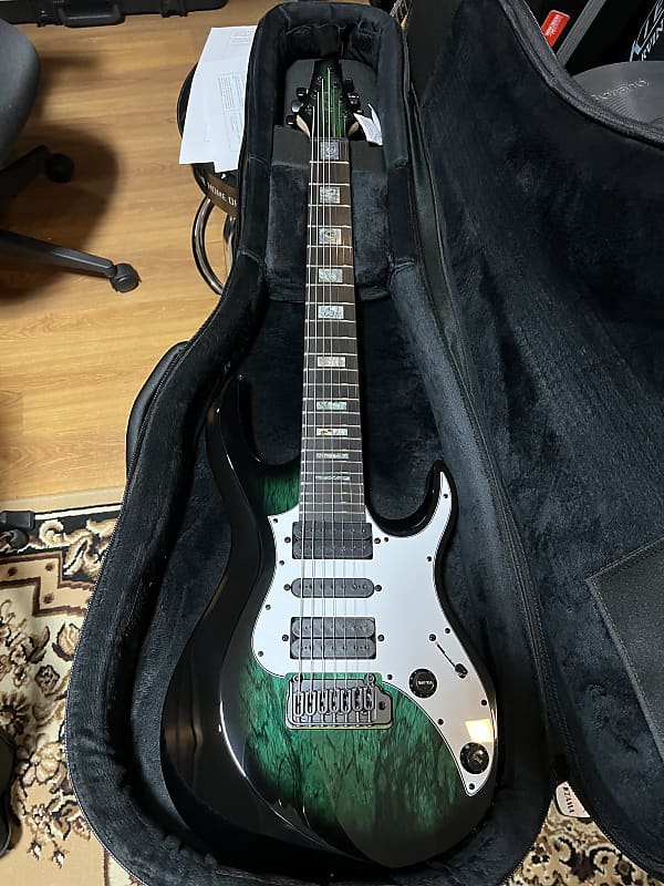 Kiesel Aries Titanium 7 strings 2023 - Translucent Teal | Reverb