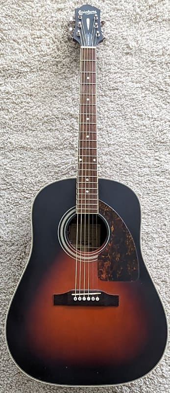Epiphone Masterbilt AJ-500 MVS Acoustic-Elec Guitar with K & | Reverb