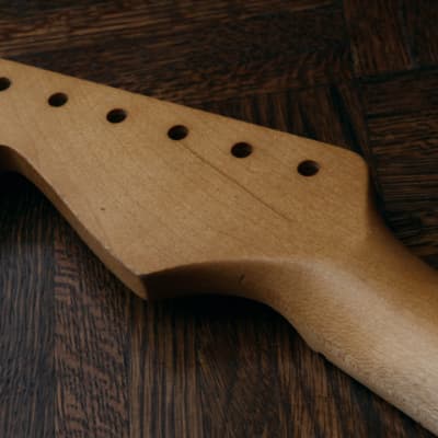 Aged Allparts Strat Neck Nitro Relic Rolled Fingerboard Edges | Reverb