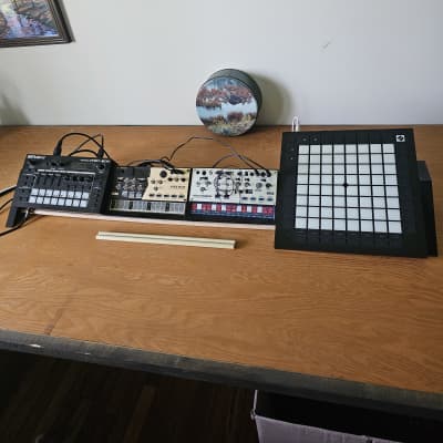 Custom portable selectable angle extended synthesizer stand, | Reverb